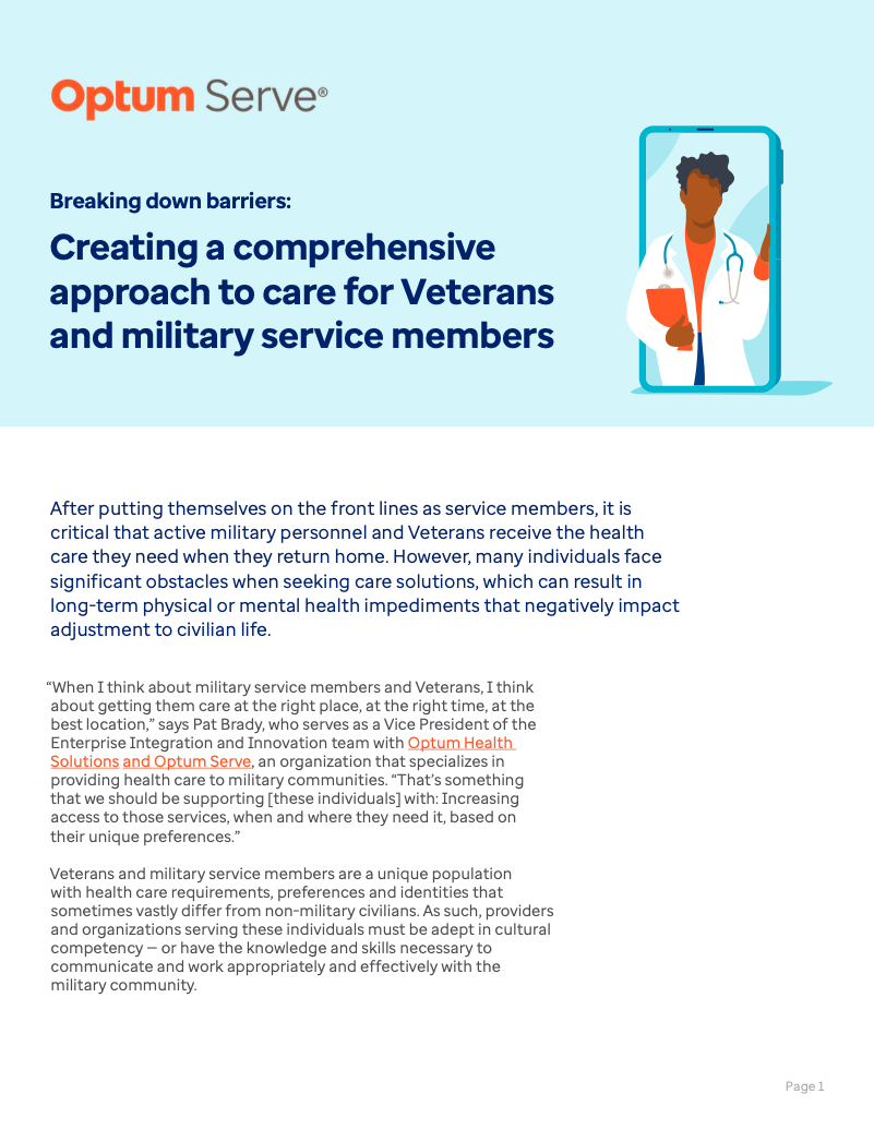 Breaking down barriers: Creating a comprehensive approach to care for ...