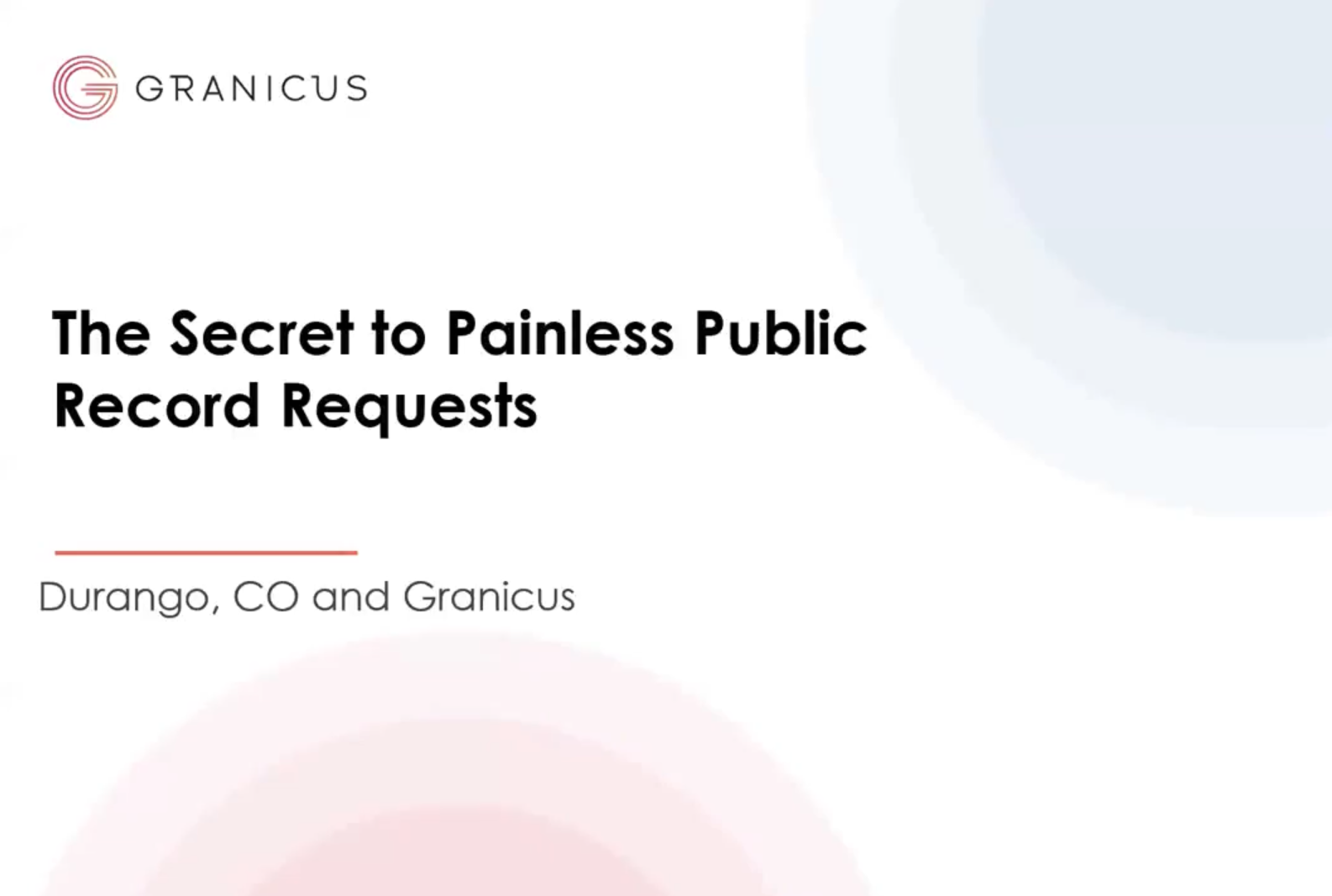 The Secret to Painless Public Record Requests