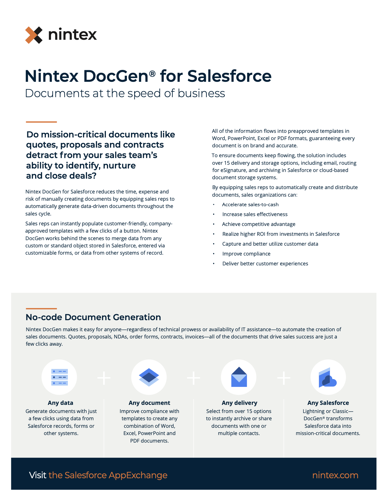 Nintex DocGen® for Salesforce
