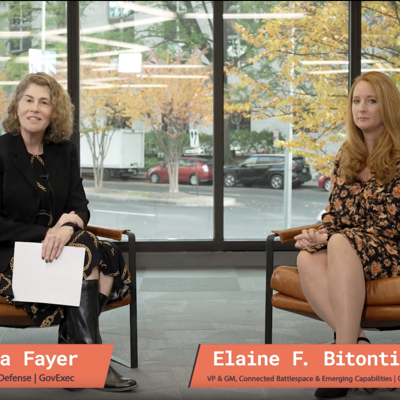 GovExec TV: Five Questions with Elaine Bitonti - Defense One