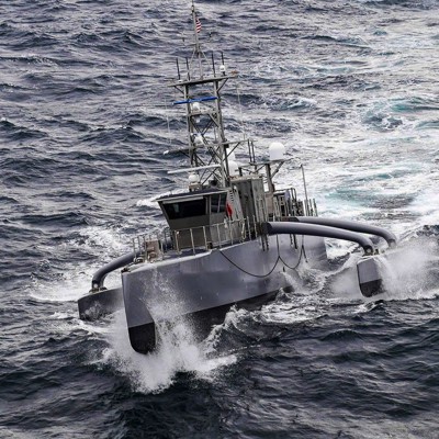 Navy robot ships on a 15-year path to operating ‘at speed and scale ...