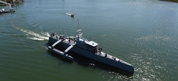 DARPA Aims to Develop a ‘Sea Train’ of Unmanned Warships - Defense One