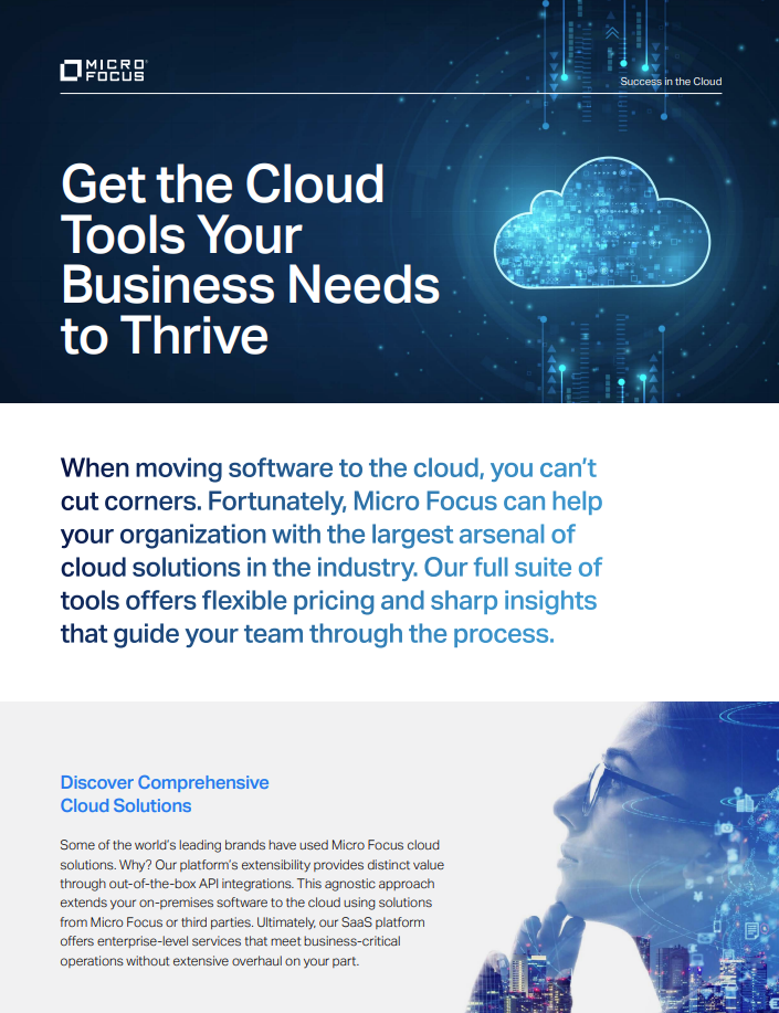 Get the Cloud Tools Your Business Needs to Thrive