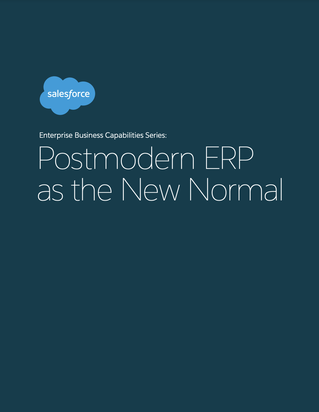 Enterprise Business Capabilities Series: Postmodern ERP as the New Normal