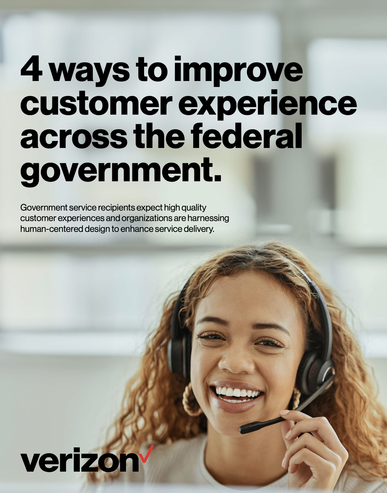 4 ways to improve customer experience across the federal government.
